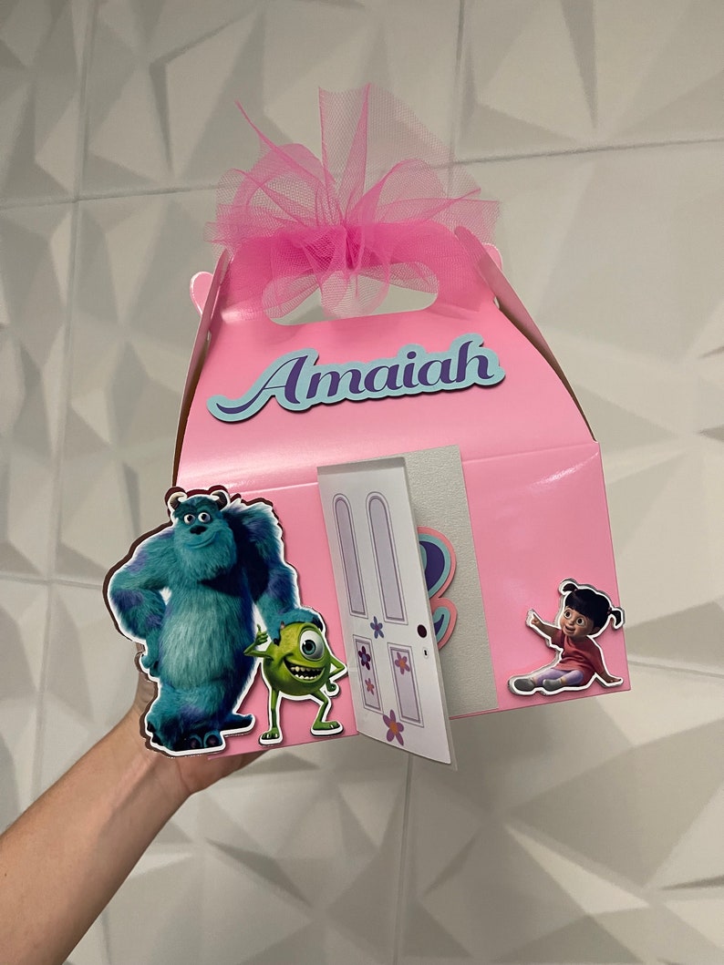 Monster Inc Favor Box Set: Personalized Party Decorations - Etsy