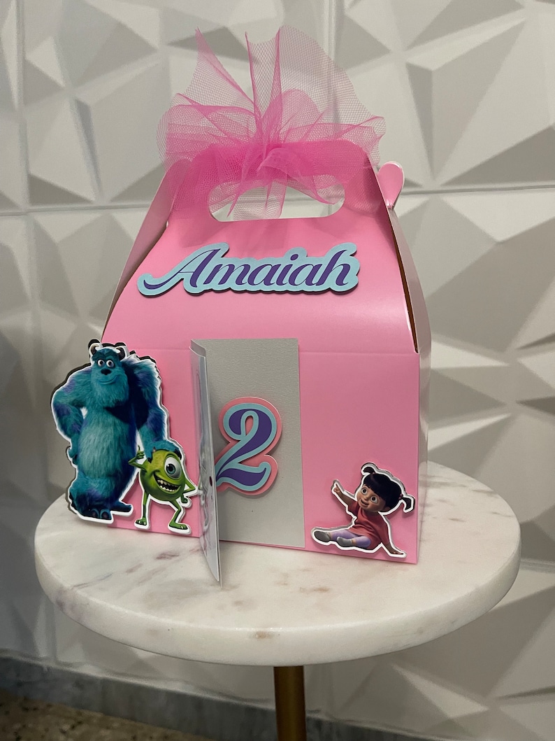 Monster Inc Favor Box Set: Personalized Party Decorations - Etsy