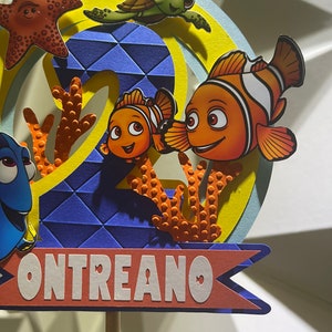 Nemo Cake Topper/ Finding Nemo Topper/ Nemo Party Decorations - Etsy