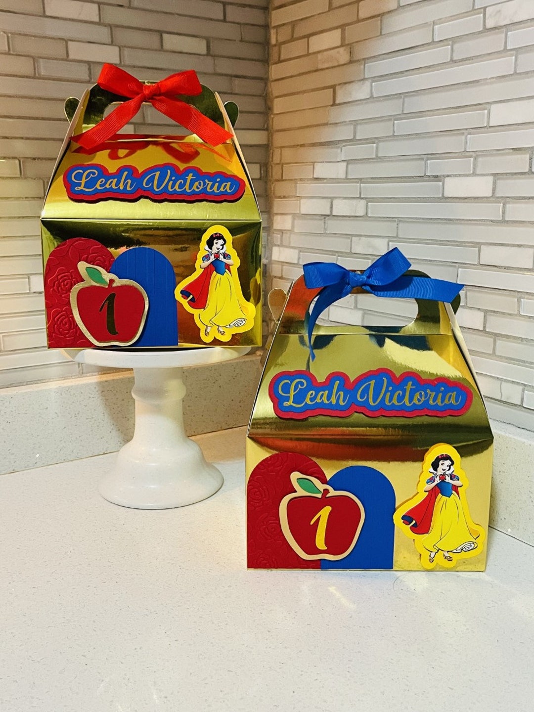 Snow White Party Box 8 Set/ Candy Box Snow White / Party Decorations - Etsy
