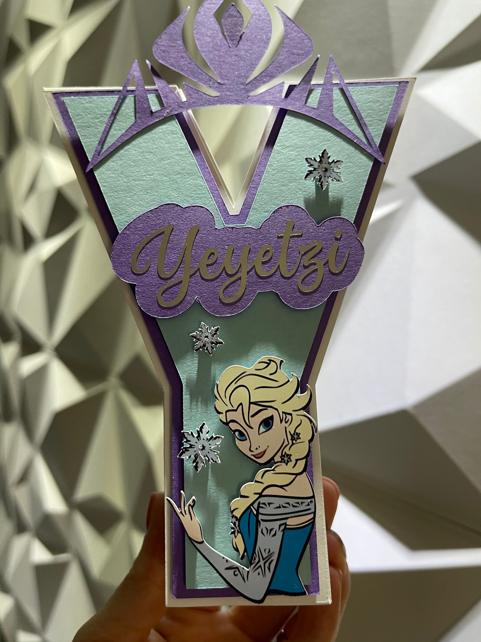 Frozen 3D Letter / Elsa 3D Letter / Numbers and Letters 3D / - Etsy