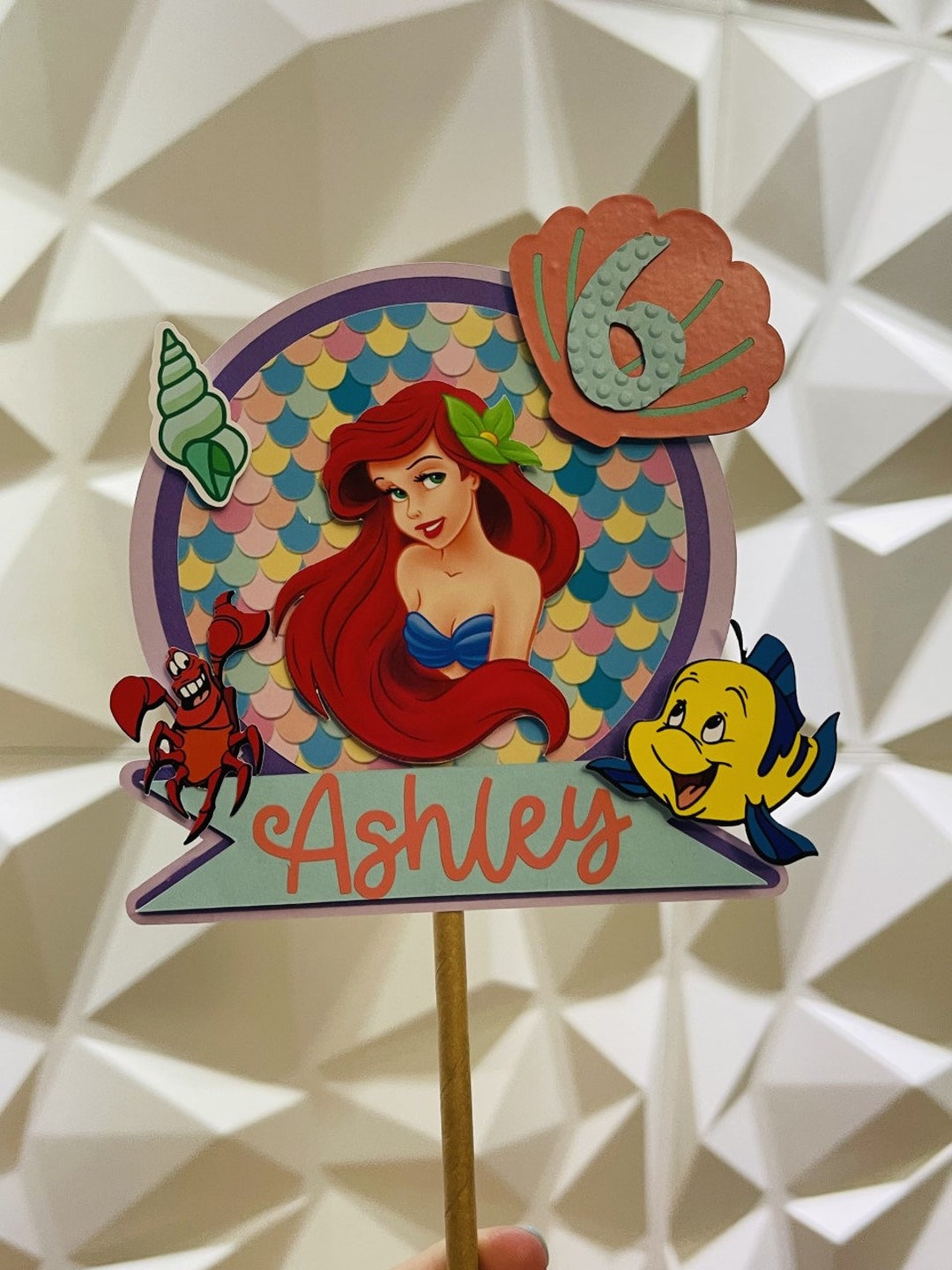 Ariel Cake Topper: Mermaid Party Decorations - Etsy