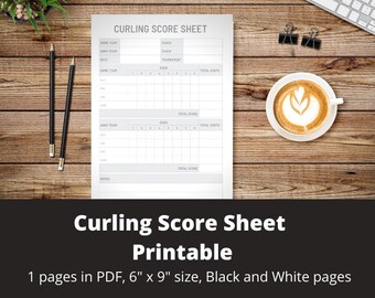 Scoresheet Printable - Etsy
