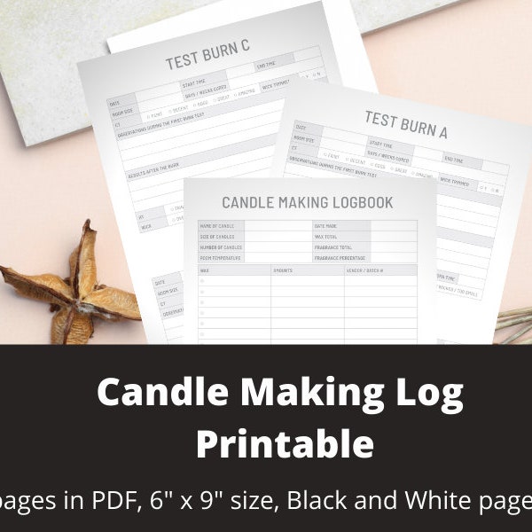 Candle Making Scent Recipes - Etsy