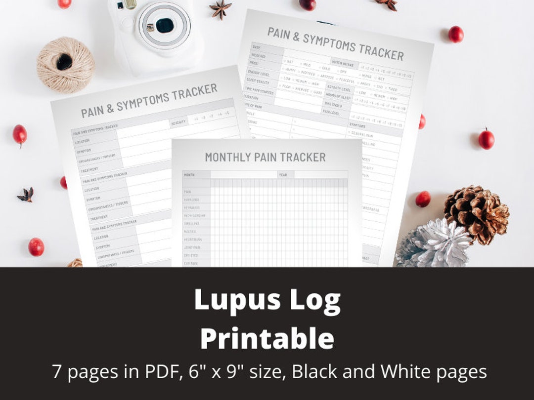Lupus Log Printable Lupus Log Printable Chronische - Etsy.de