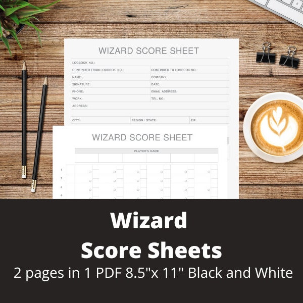 Score Sheets - Etsy