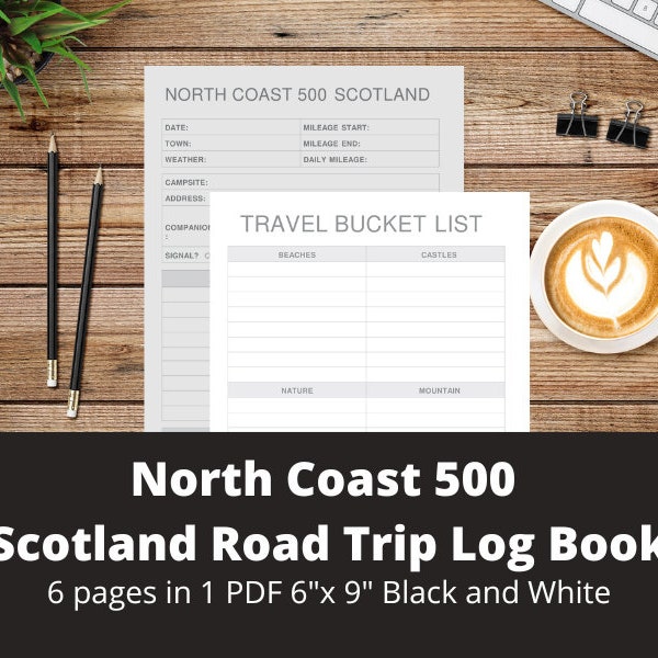 Road Trip Log Book - Etsy