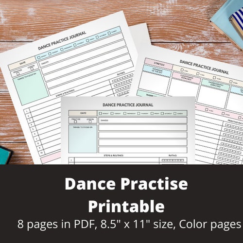 Dance Journal - Etsy