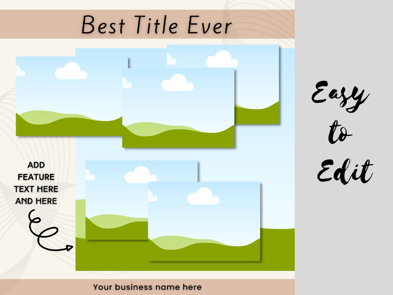 10 Editable Canva Mockup Templates for ETSY Printable Sellers - Etsy