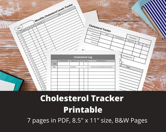 Cholesterol Printable - Etsy