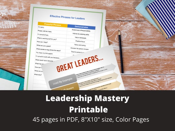 Leadership Mastery Printable Digital Instant Download - Etsy