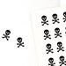 Pirate Captain Sticker - Sky Blue - Etsy