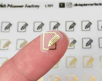 TCC004 Check Mark Sticker, Check Mark Sticker, Check Label, Transparent ...