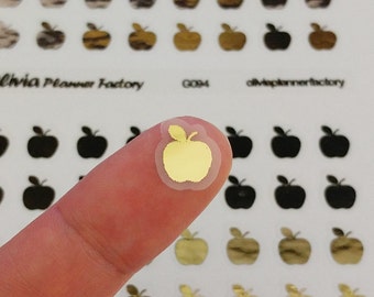 Apple sticker | Etsy