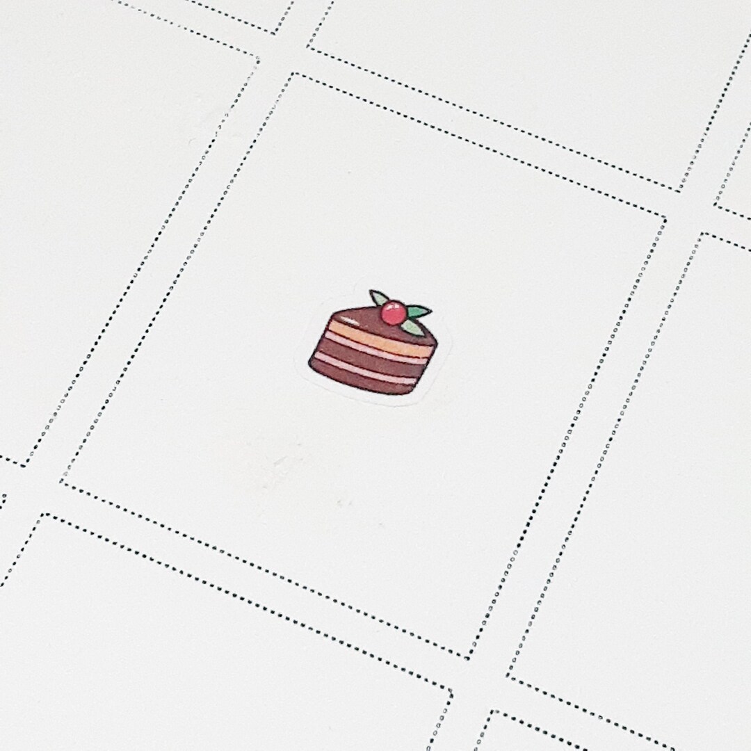 M048 Cake Stickers / Pastry Stickers / Daily Life Stickers / Matte ...