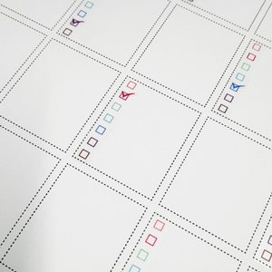 TCC005 32 Pcs Check Box List Sticker. Check Box Sticker, List Label ...