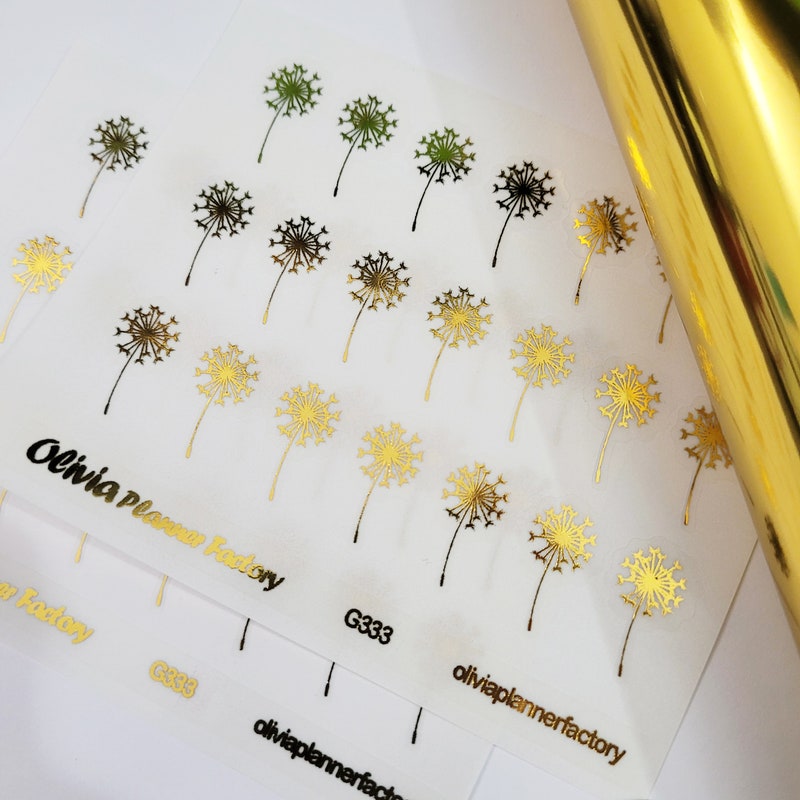 Dandelion Stickers - Etsy