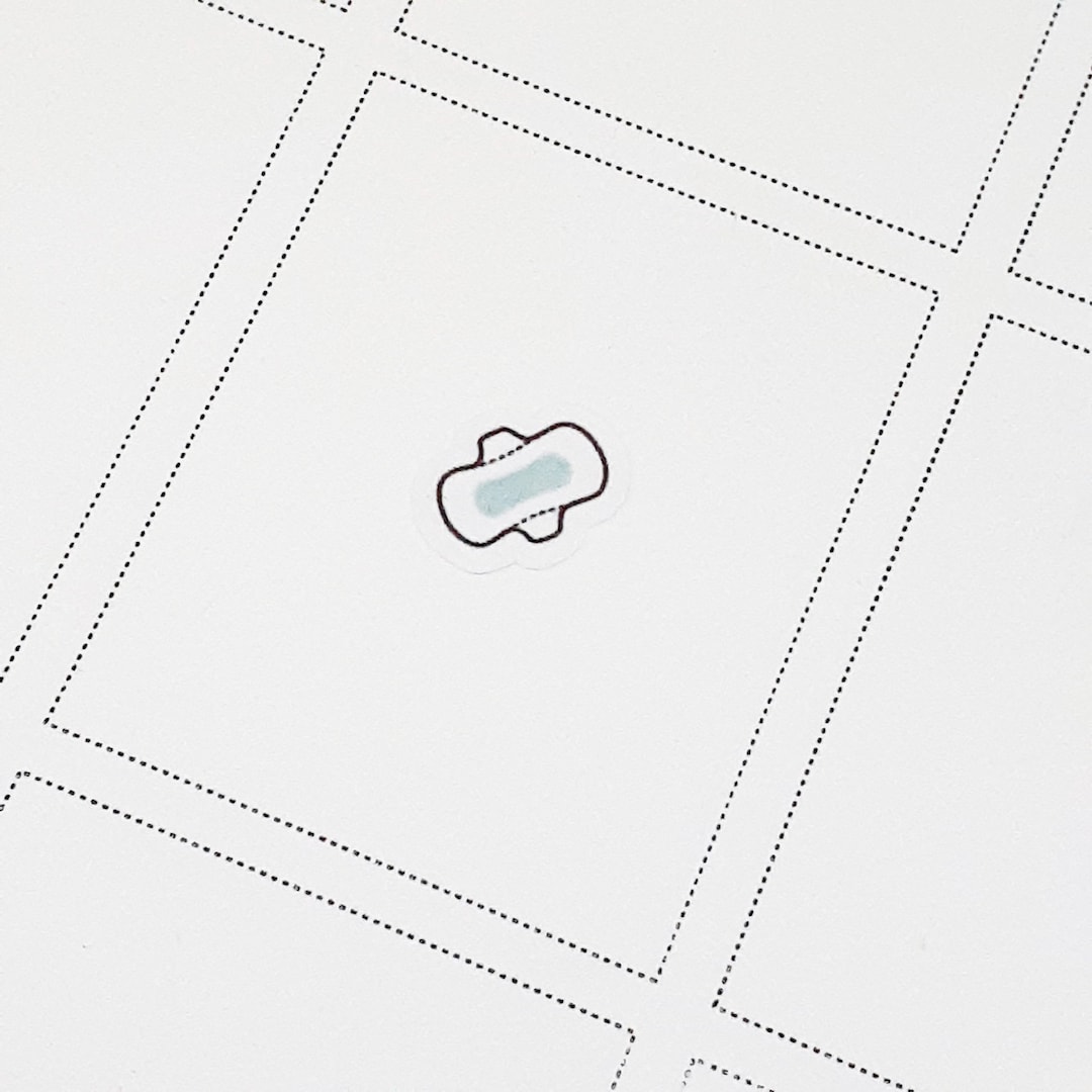 M008 SANITARY PAD Stickers / Period Stickers / Daily Life Stickers ...