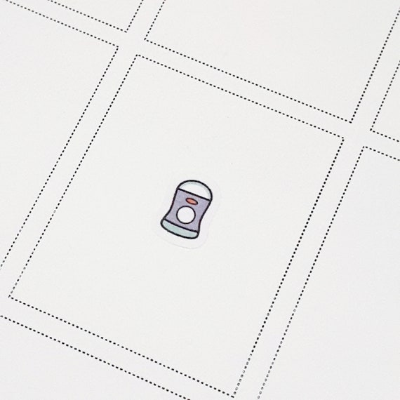 M002 DEODORANT STICKERS / Daily life stickers / Matte Planner | Etsy