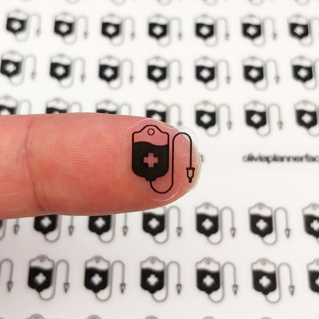 L338 Blood Donation Sticker, Blood Sticker, Blood Donor Sticker, ECLP ...