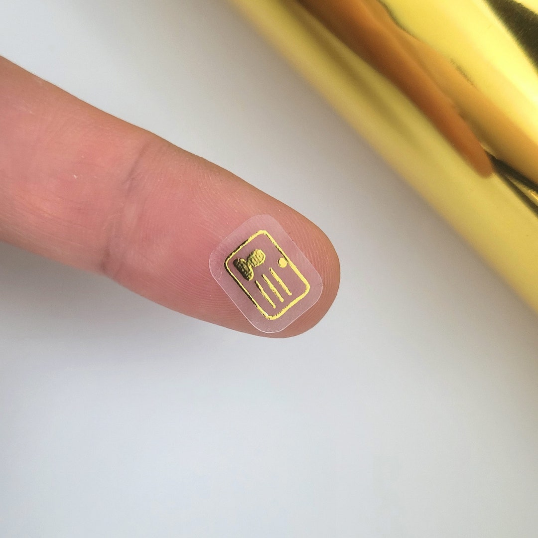 G400 Foil Color ID Stickers, Planner Stickers, Cute Sticker, Gold Foil ...