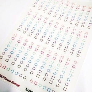 TCC005 32 Pcs Check Box List Sticker. Check Box Sticker, List Label ...