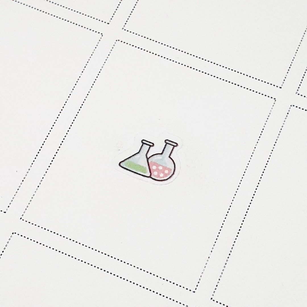 M085 EXPERIMENT Stickers / Laboratory Stickers / Daily Life Stickers ...