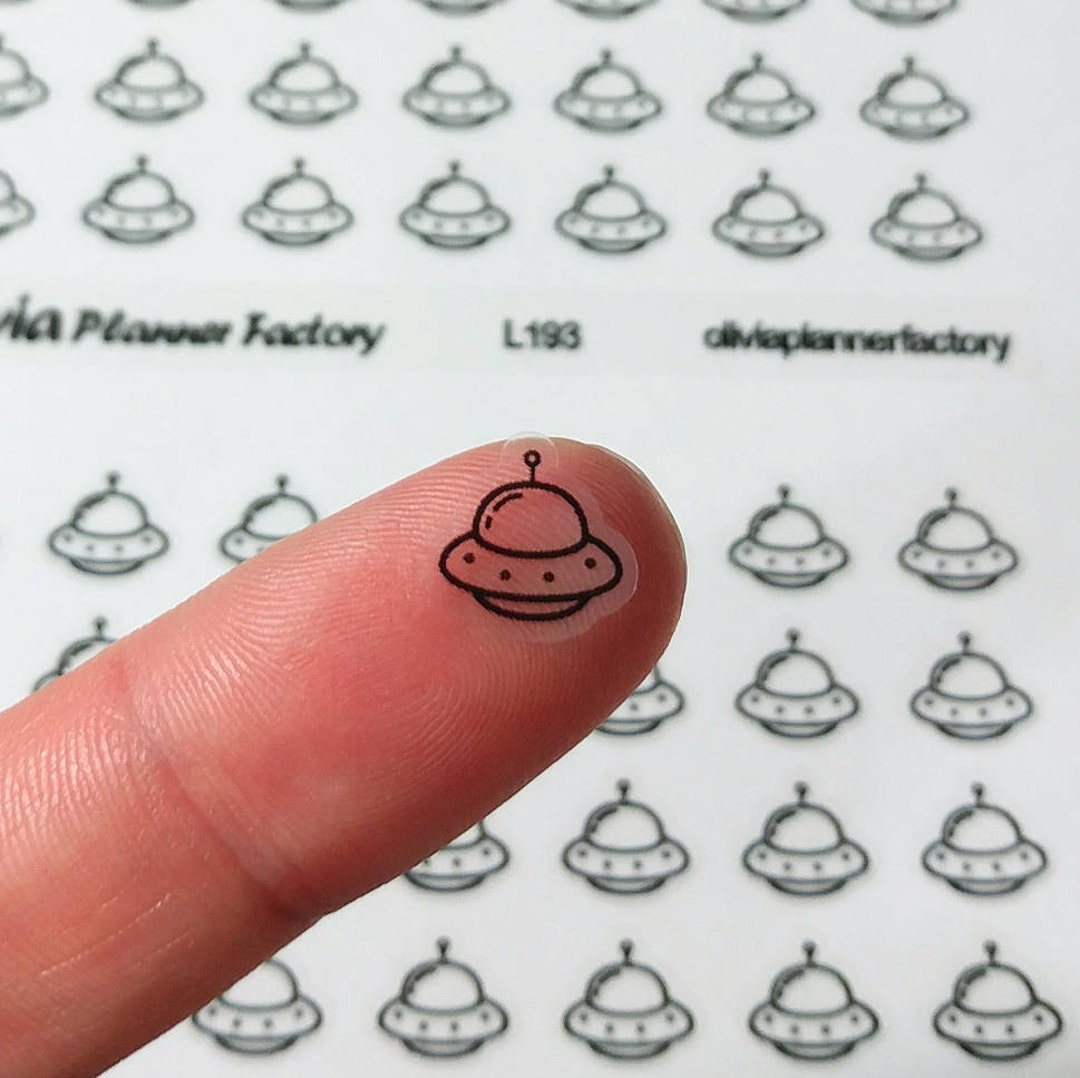 L193 UFO Sticker, UFO Icon, Alien Sticker, Area51 Sticker, Transparent ...