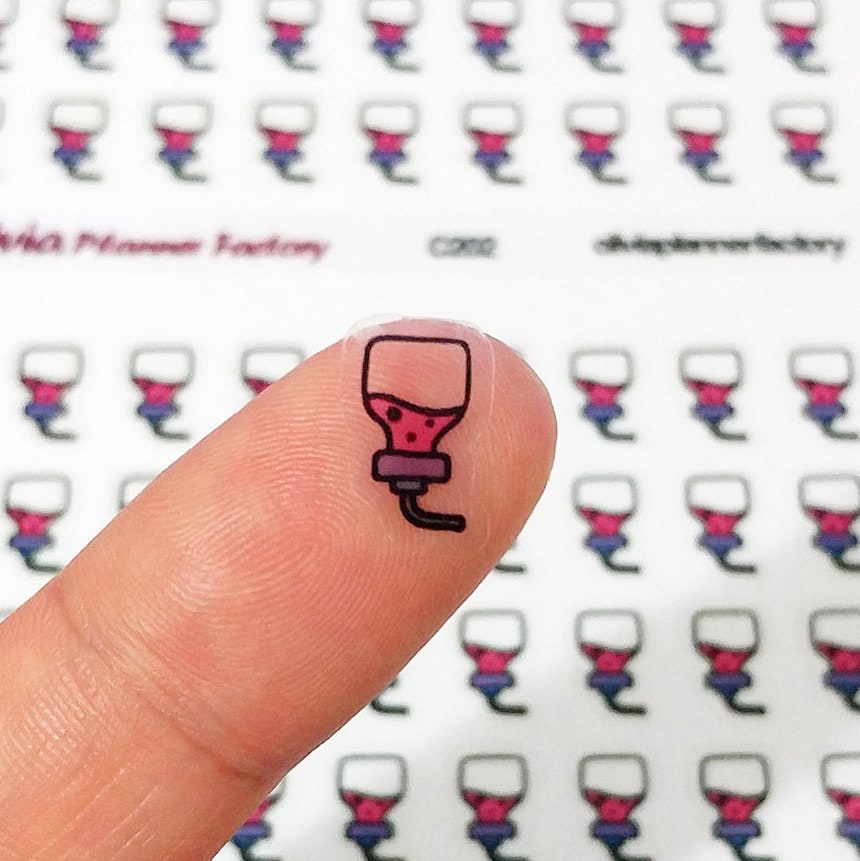 45pcs Clear IV Injection Stickers / IV Shot Stickers / - Etsy