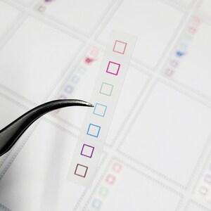 TCC005 32 Pcs Check Box List Sticker. Check Box Sticker, List Label ...