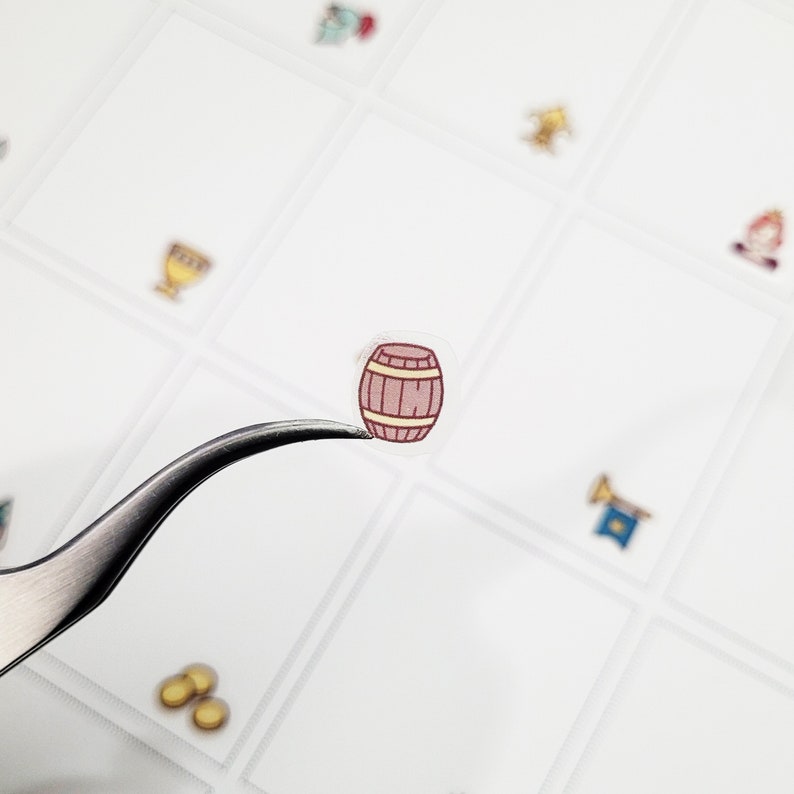 C473 Clear Barrel Sticker, Game Item Icon, Dungeon and Dragon Stickers ...