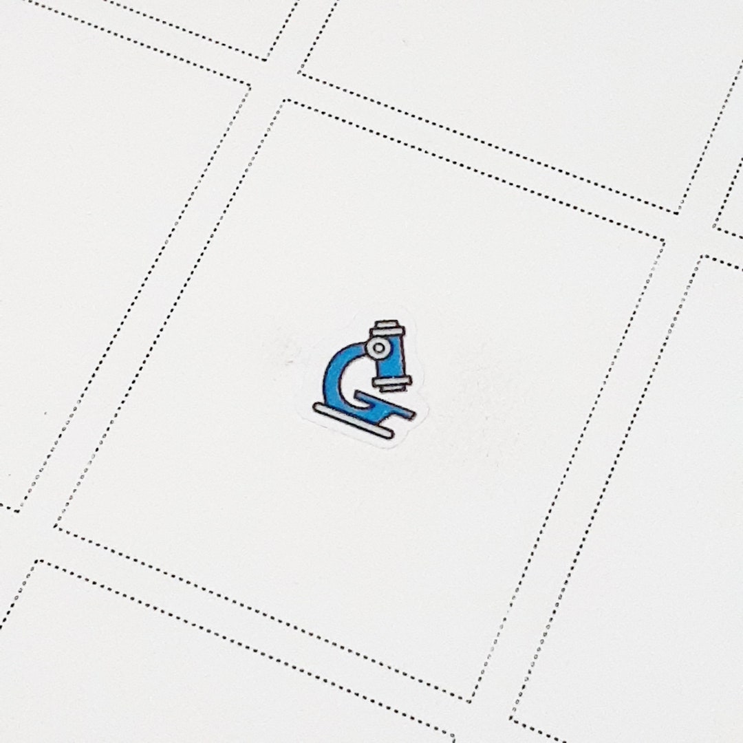 M103 MICROSCOPE Stickers / Science Class Stickers / Daily Life Stickers ...