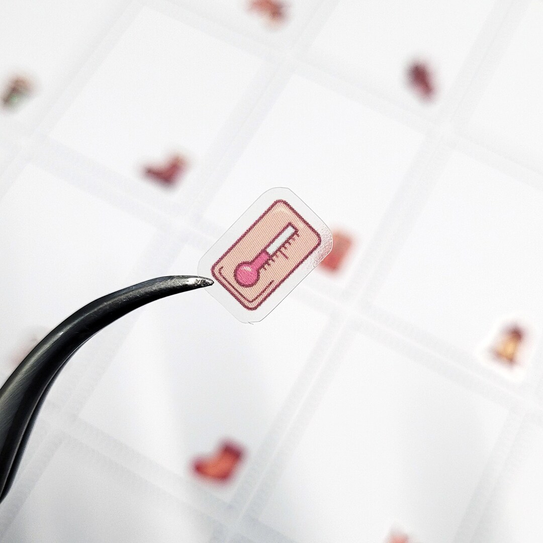 C055 THERCOCETER Stickers / Temperature Stickers / Daily Life Stickers ...