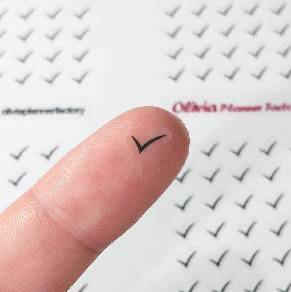 64 Pcs Check Box List 88pcs Check Mark Sticker Combo. Check | Etsy