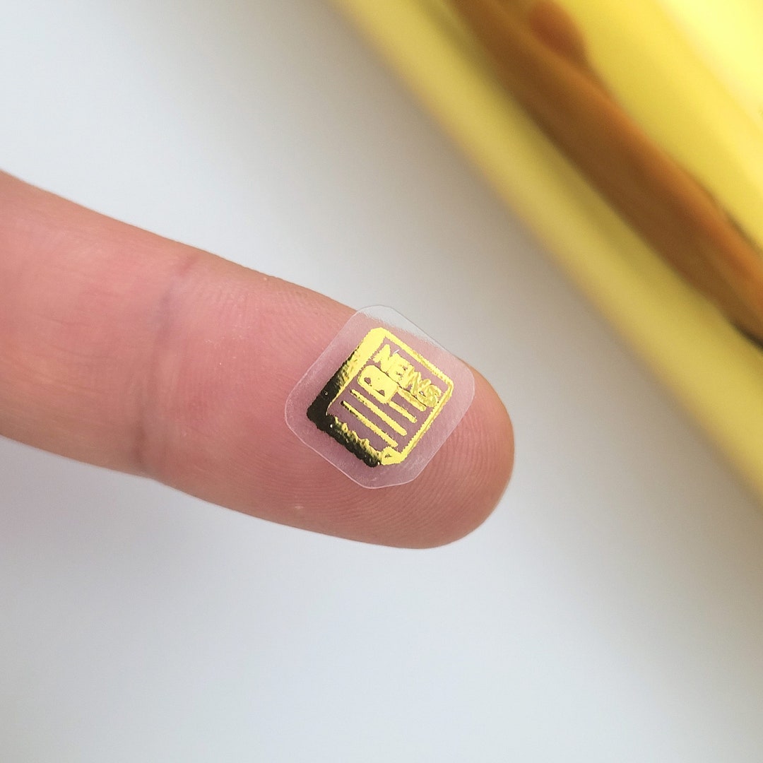 G406 Foil Color Newspaper Stickers, Planner Stickers, Cute Sticker ...