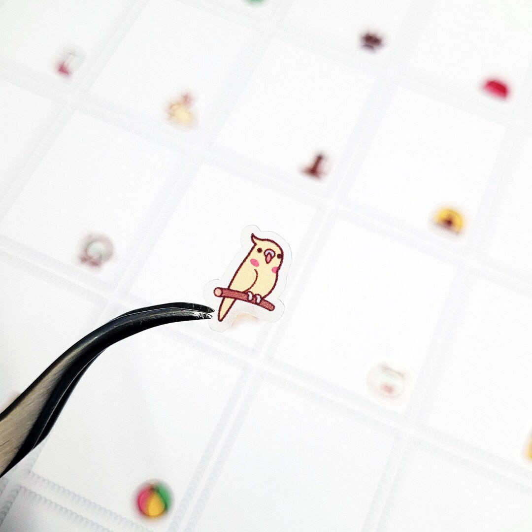 C172 PARROT Stickers / Bird Stickers / Pet Stickers / Clear Planner ...