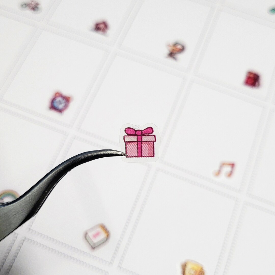 C126 Clear Waterproof Planner Sticker. Clear Gift Sticker, Gift Label ...