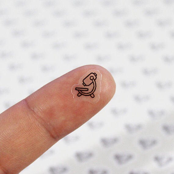 Clear Waterproof Planner Sticker. clear reserch sticker lab | Etsy