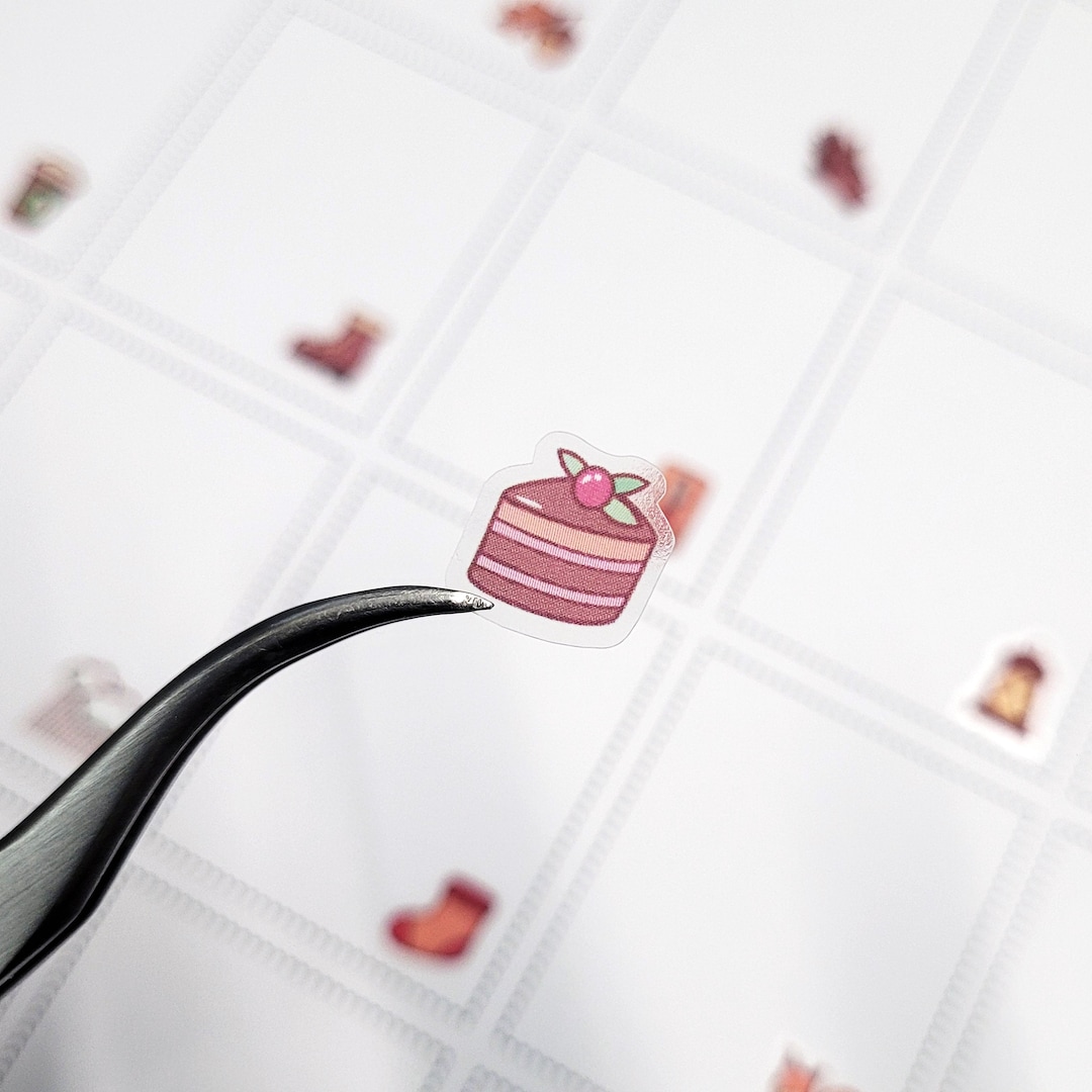 C048 Cake Stickers / Pastry Stickers / Daily Life Stickers / Clear ...