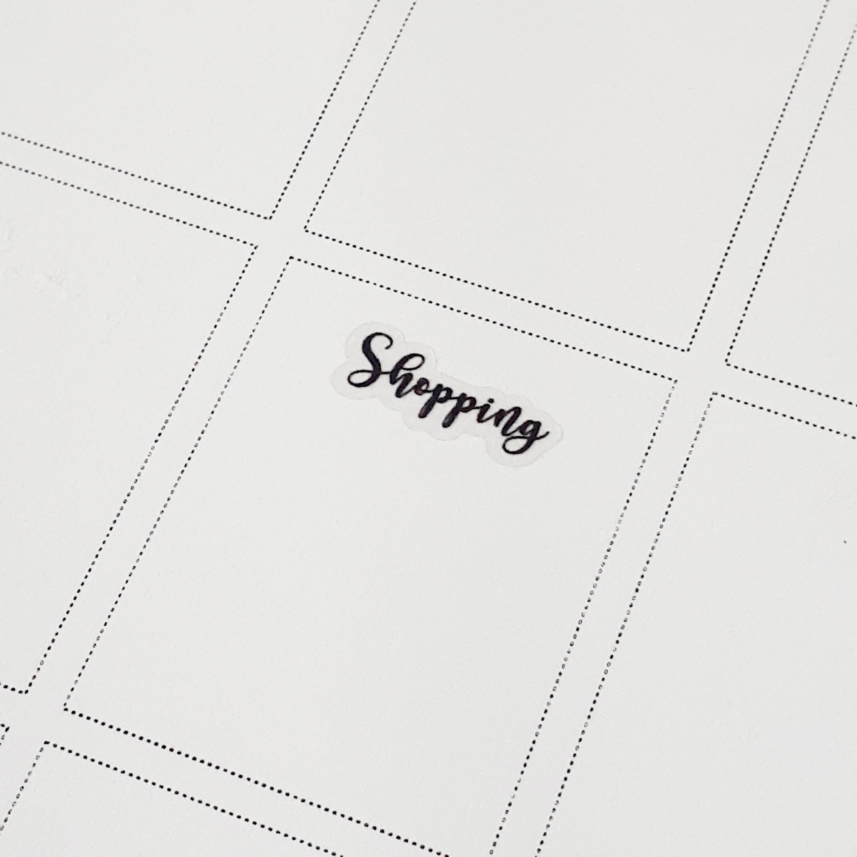 Clear Planner stickers Journal stickers ECLP Daily life stickers TC065 ...