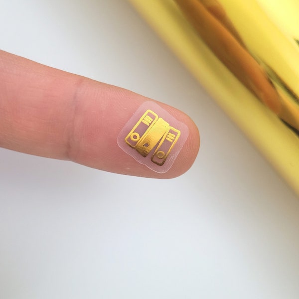 35pcs Dog Paw Gold Foil Clear Sticker / Puppy Paw Sticker / Pet Sticker ...