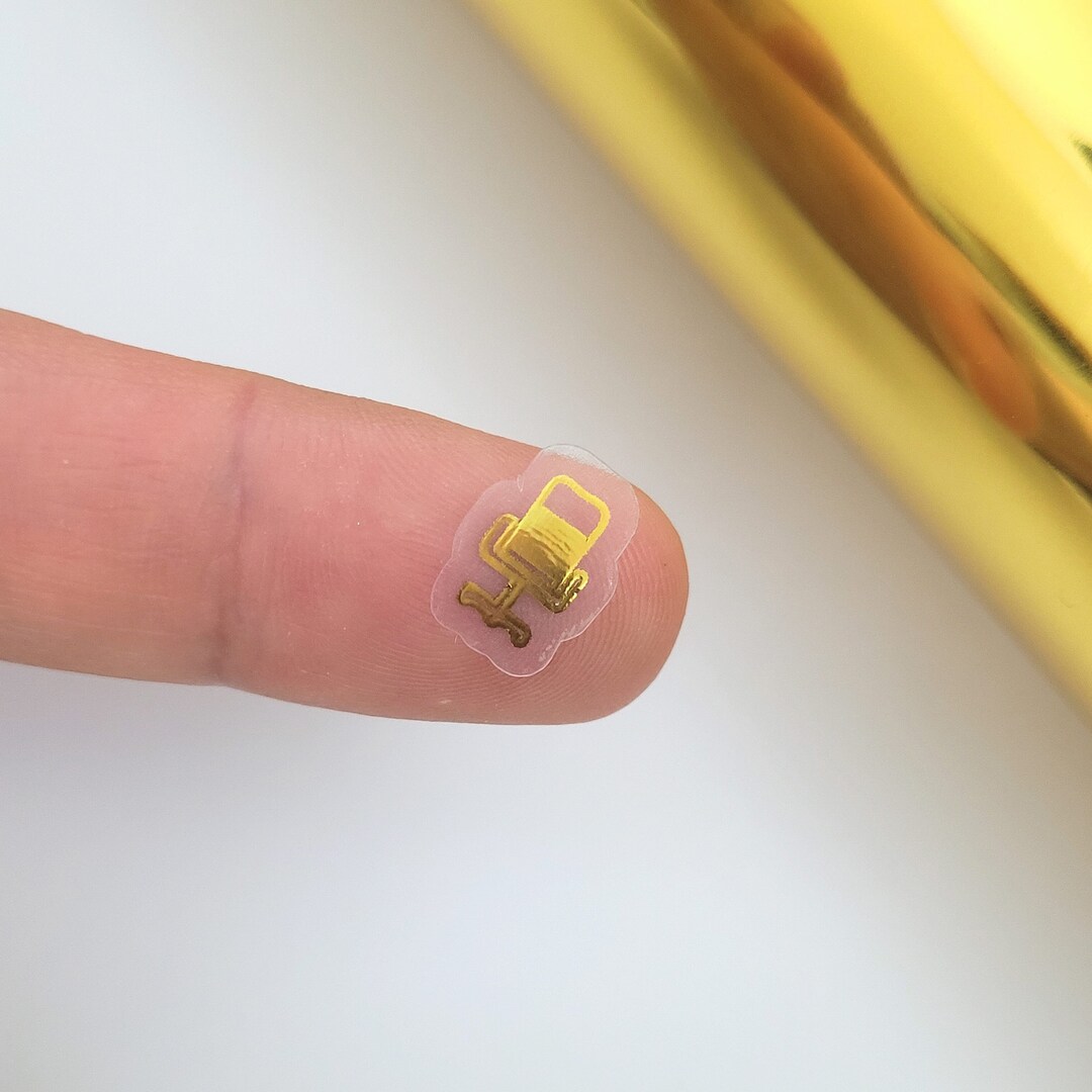 G437 Foil Color Chair Stickers, Planner Stickers, Cute Sticker, Gold ...