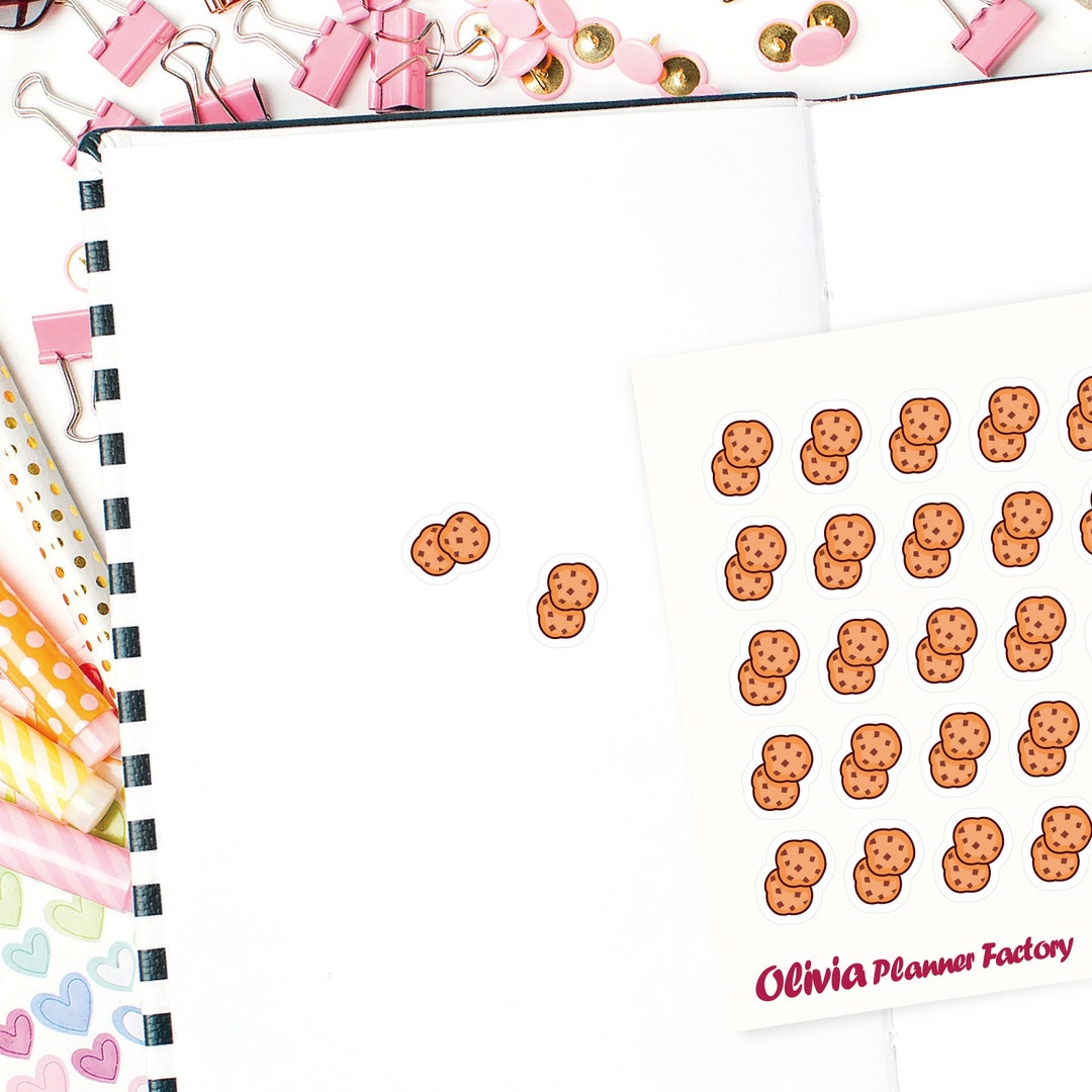 M199 Cookie Stickers / Snack Stickers / Food Stickers / Cute Stickers ...
