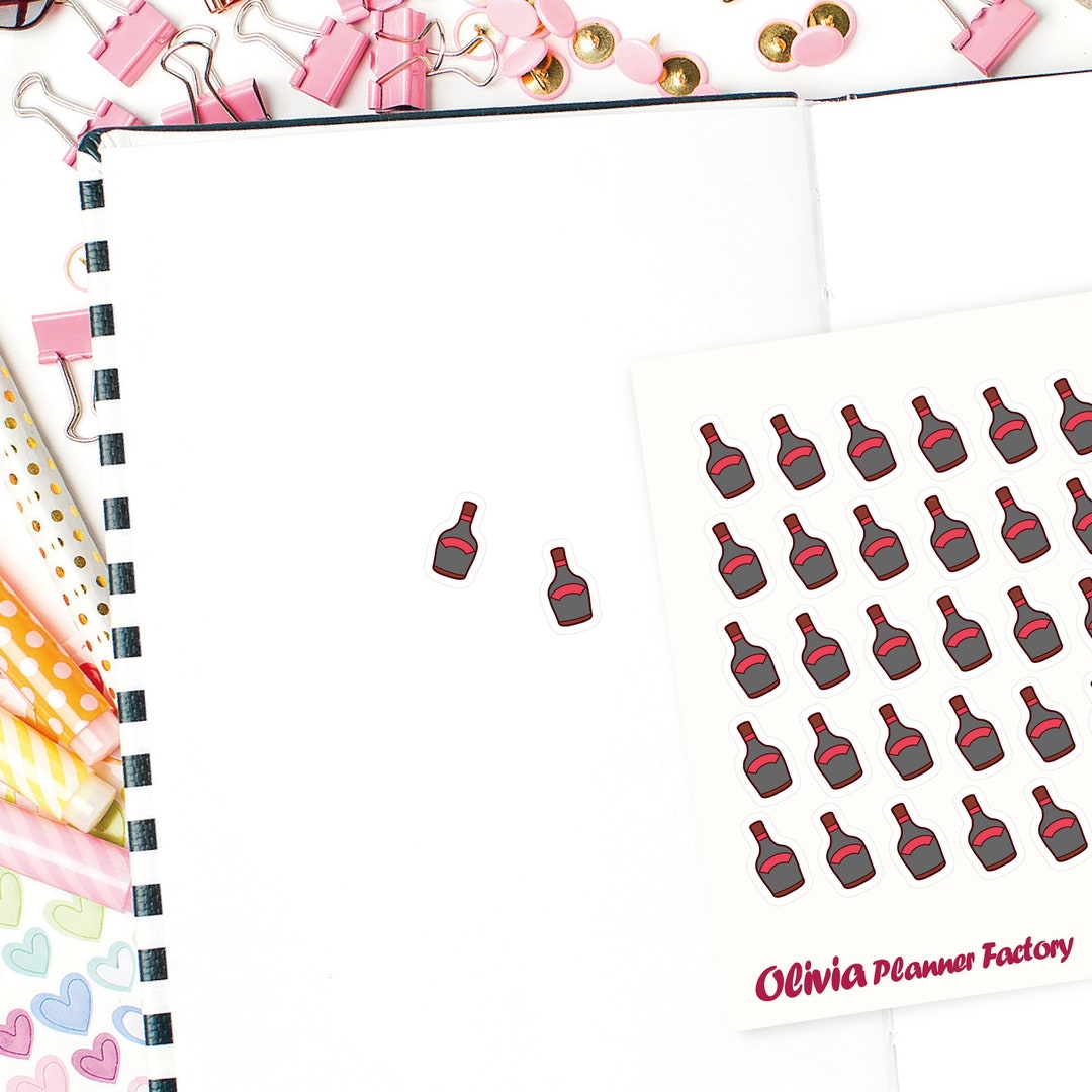 M207 Brandy Stickers / Party Stickers / Food Stickers / Cute Stickers ...