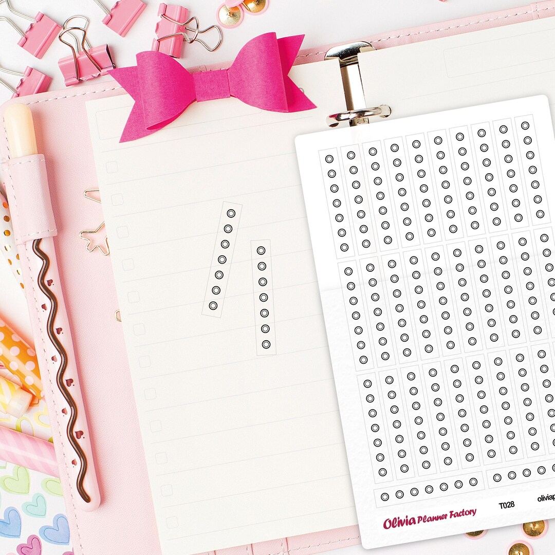 32 Pcs Bullet Point Stickers. Check Box Sticker, Planner Stickers ...