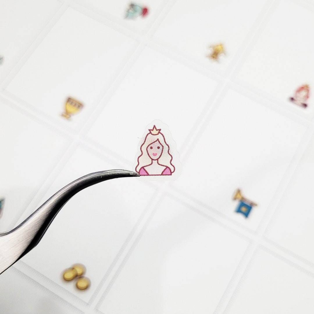 C462 Clear Princess Sticker, Game Item Icon, Dungeon and Dragon ...