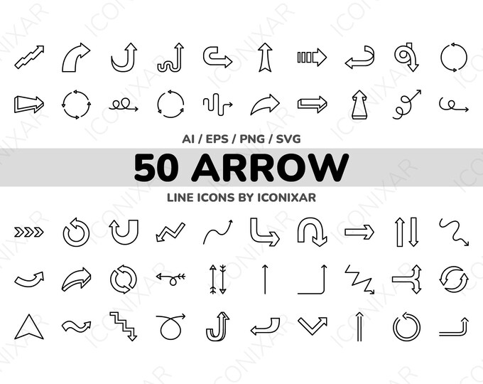 Down Arrow Icon SVG Downwards Pointer Point Download Digital Download ...