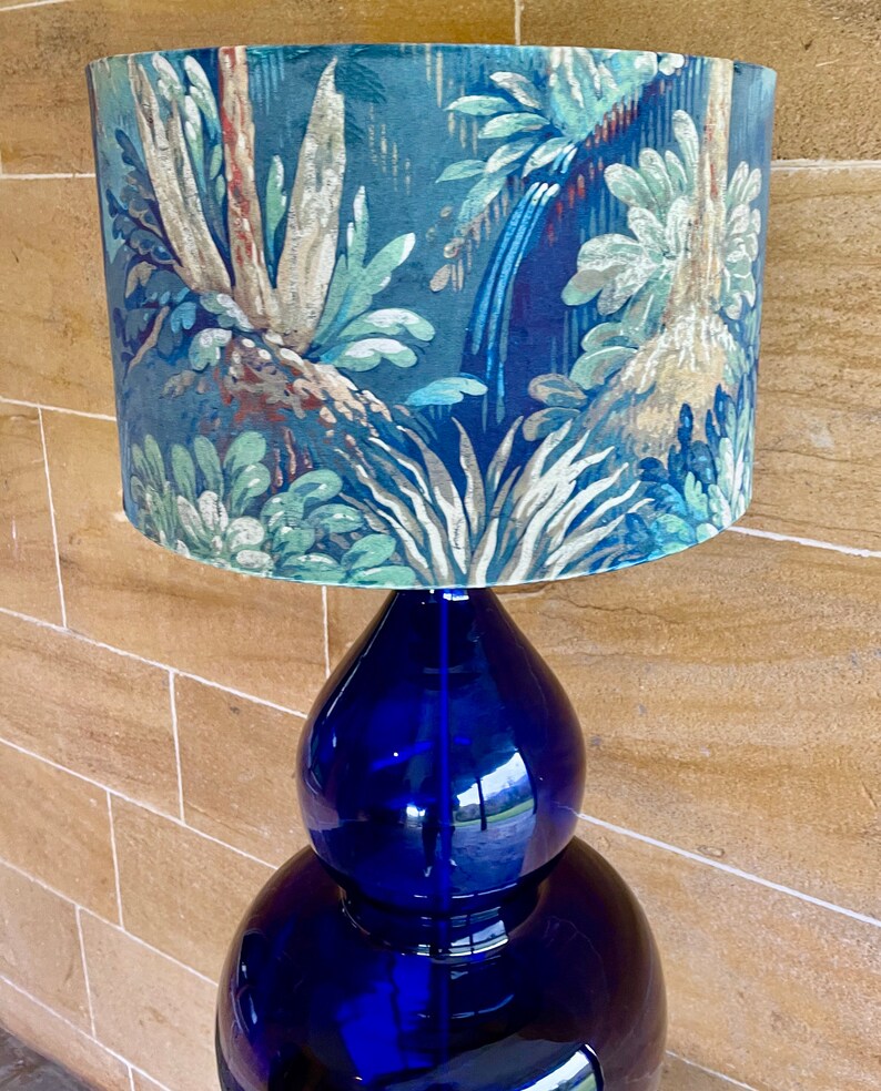 Velvet Forest Lampshade - Etsy UK