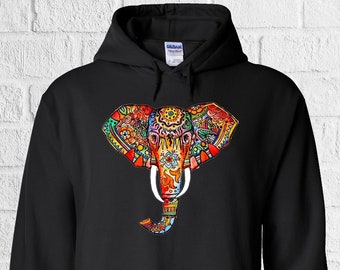 Elephant hoodie | Etsy
