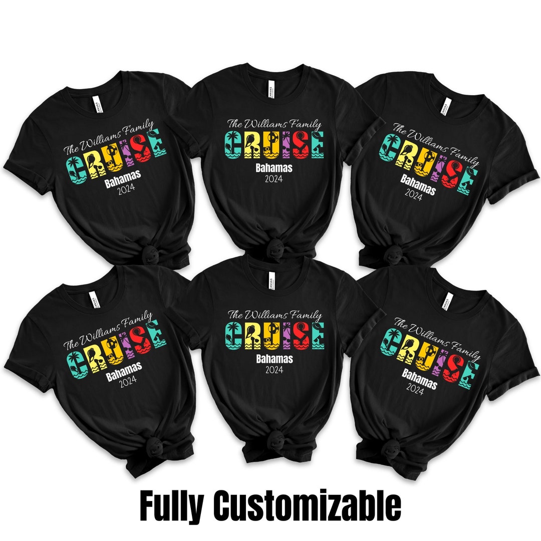 Custom Family Cruise Shirts 2024, Family Matching Vacation T-shirts ...